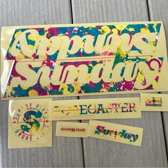 Sunday | Accessories | Sunday Forecaster Frame Sticker Kit Gloss ...